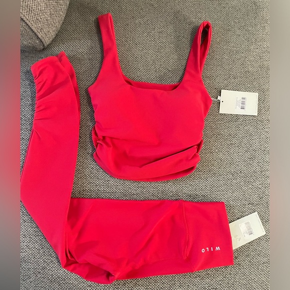 Wilo The Label | Pants & Jumpsuits | Nwt Wilo The Label Workout Set ...
